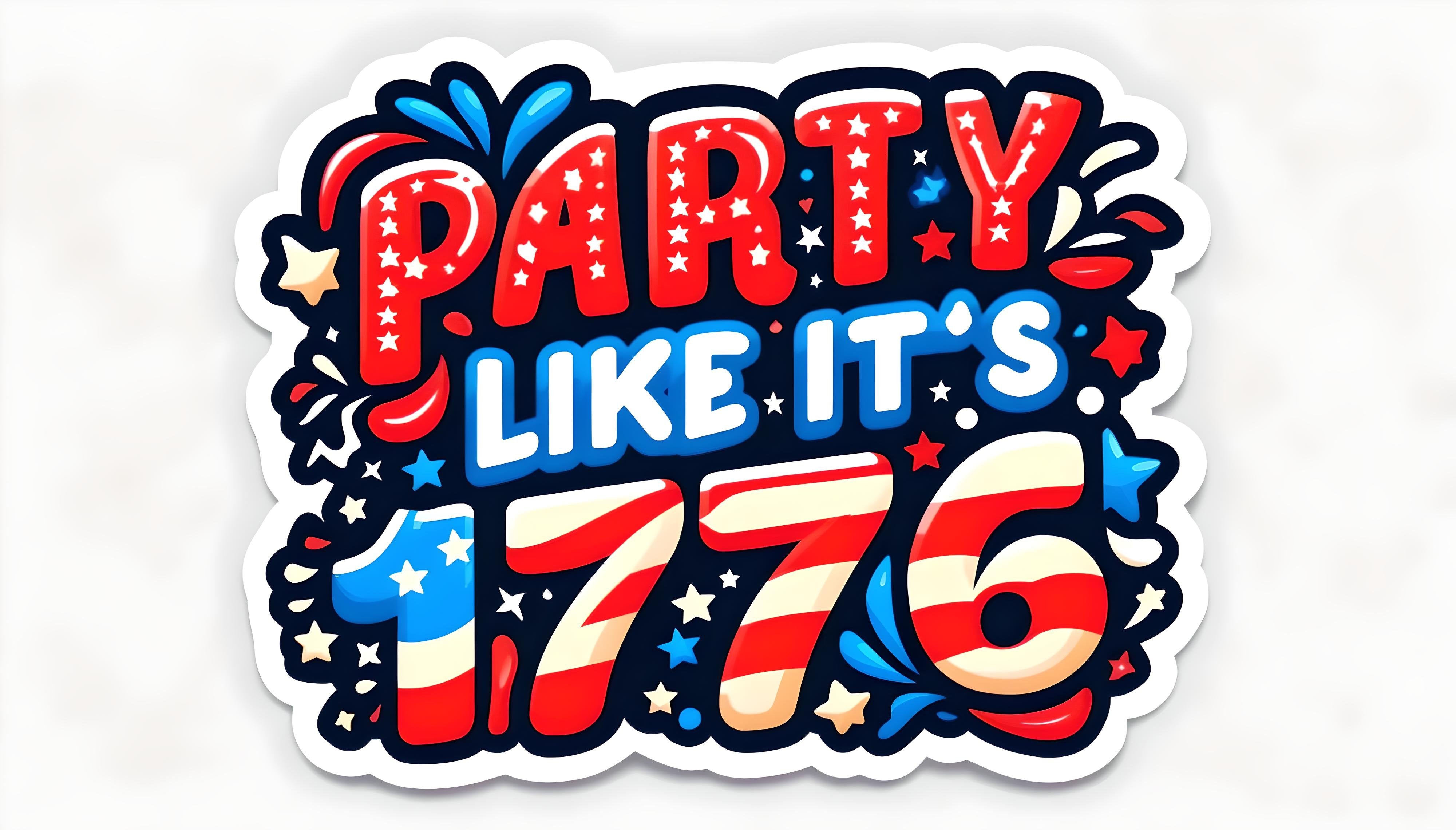 4th of July Stickers – OH MY GIFT & STICKERS